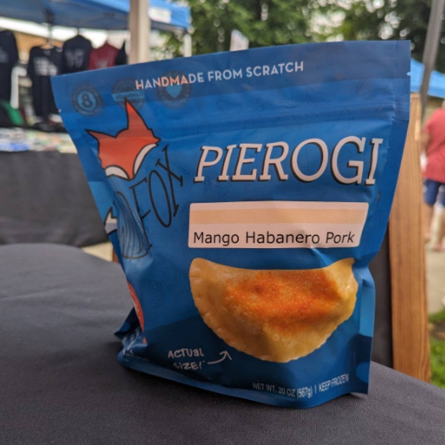 Frozen BBQ Pork Pierogi (8 pieces) | Wild Fox Pierogi
